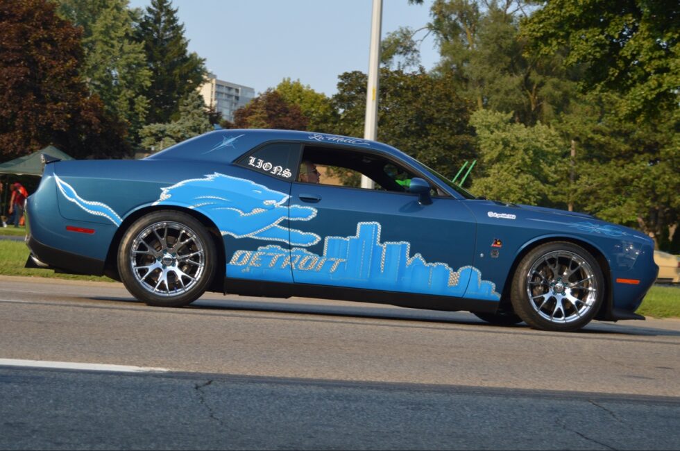 Blue Dodge Challenger - Motor City Challenger