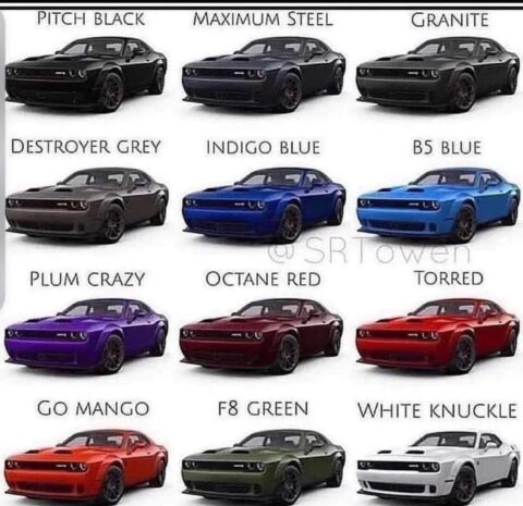 Easy Paint Color Identification of Dodge Challengers - Motor City ...