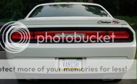 Creative Dodge Challenger License Plates - Motor City Challenger